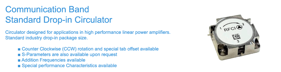 RF Circulator Isolator, Inc. – Communication Brand Standard Circulators